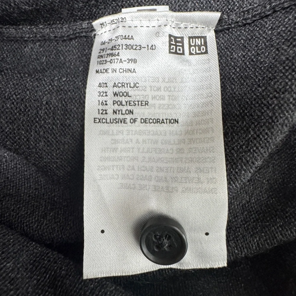 Uniqlo | Dresses | Uniqlo Jw Anderson Merino Wool Blend Polo Long ...